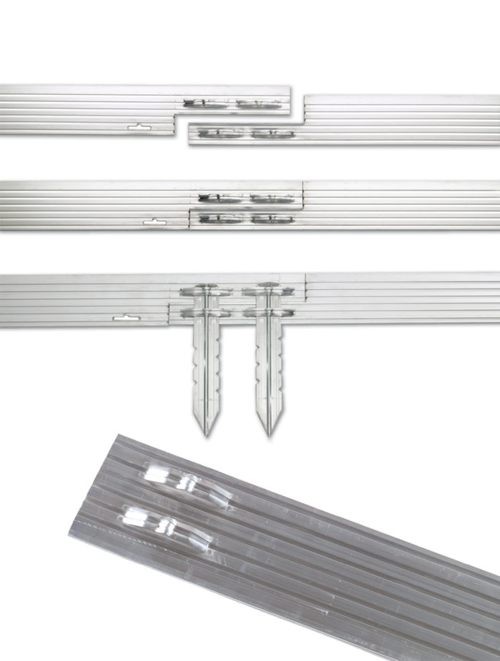 1/8" x 4" Mill Finish Aluminum Edging - Sureloc Florida